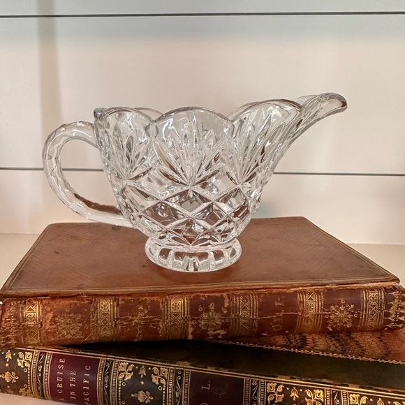 Vintage | Kitchen | Vintage Elegant Clear Glass Creamer Shannon Crystal ...